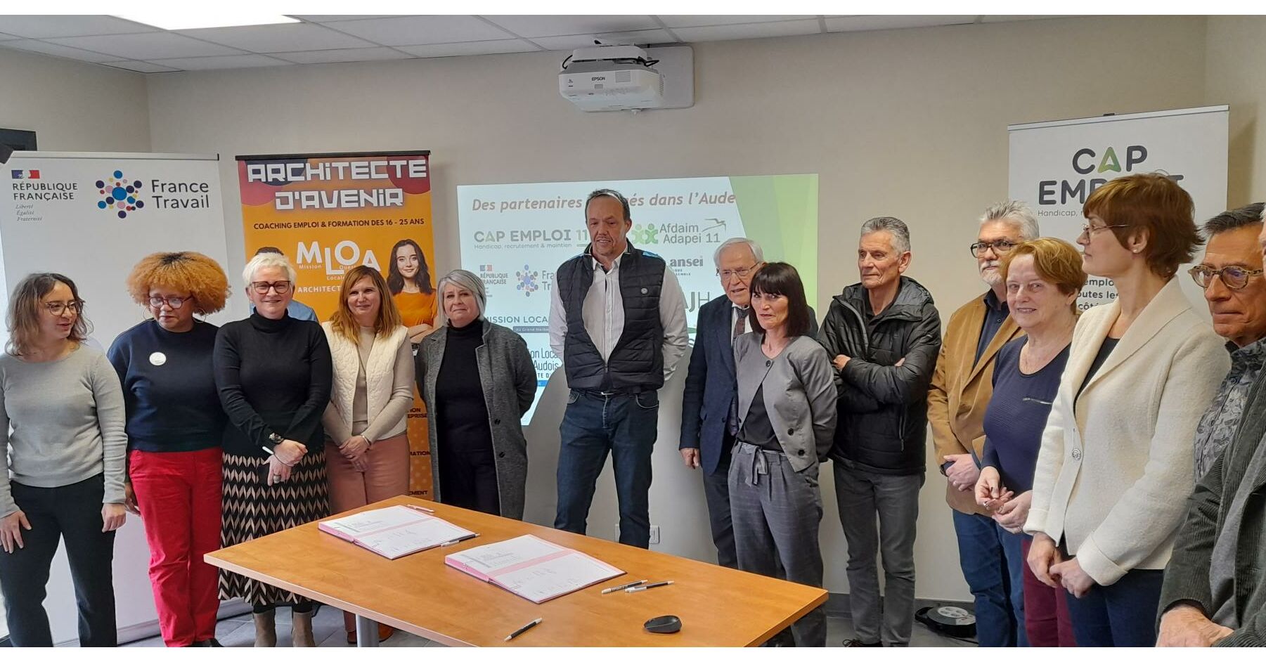 Signature de la première convention cadre entre les ESAT de l'Aude ...