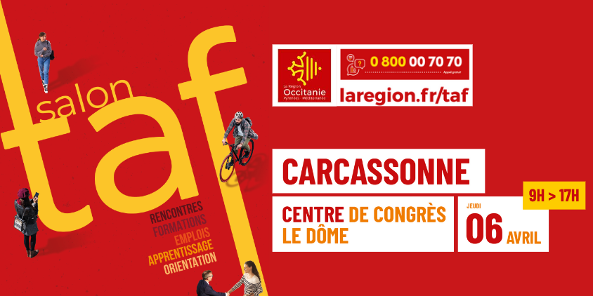 Salon TAF à Carcassonne le 6 avril 2023 - Cap emploi 11